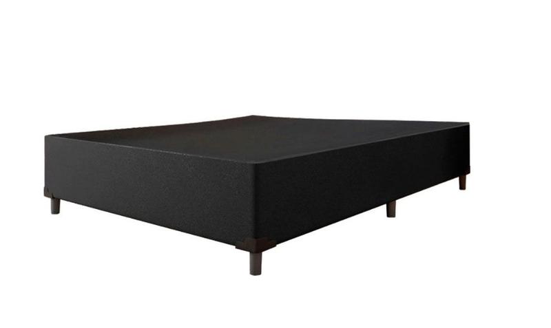 Cama Box Premium Casal 138x188 Suede Preto - Renorma - Base para Cama ...