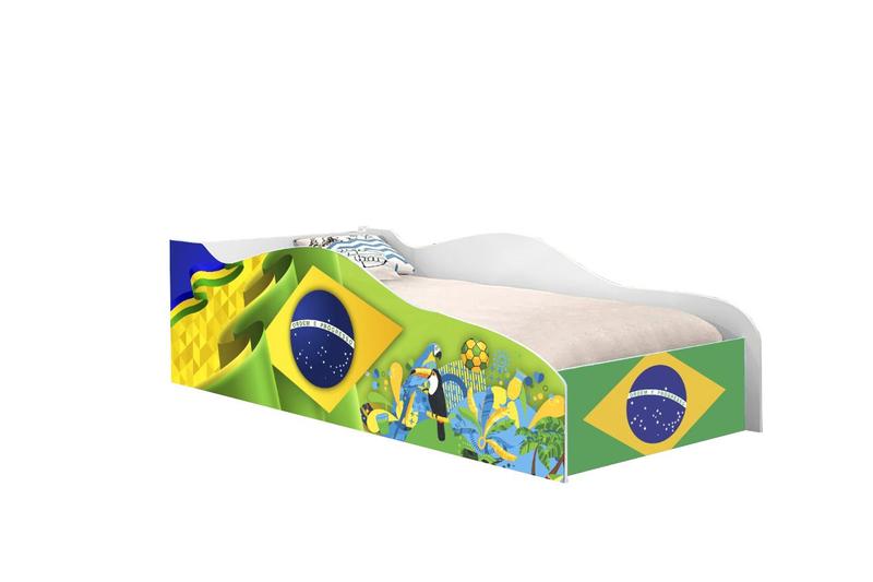 Cama Carro Solteiro Infantil Nação Luke Móveis - Cama Infantil ...