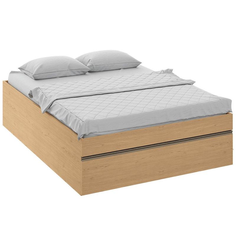 Cama Casal Complemento Box Versátil com Gaveta MDP Castro - Cama Box ...