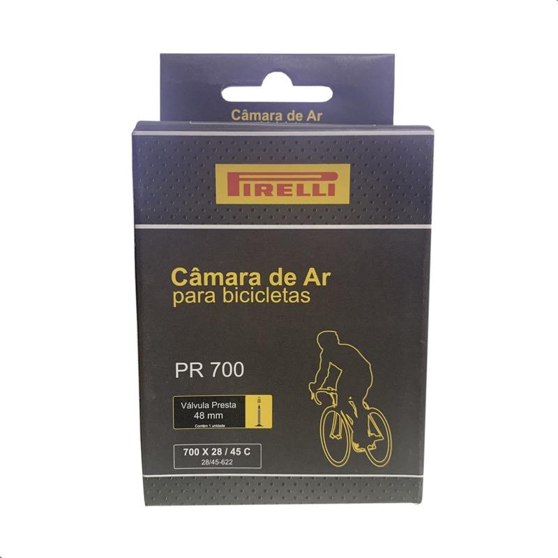 Câmara De Ar Pirelli 700x28/45c Válvula Presta 48mm - Câmara de Ar de Bicicleta - Magazine Luiza