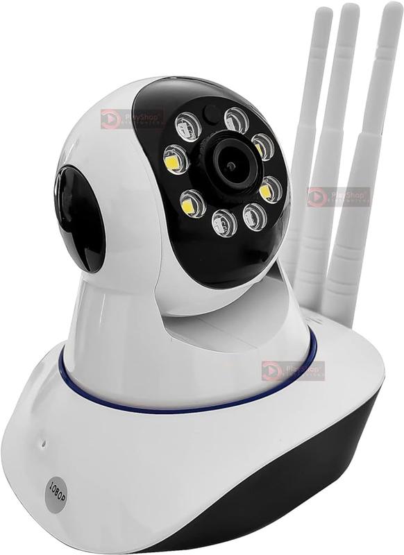 Camera Baba Eletronica 3 Antenas Wifi Hd Audio Alarme - ONVIF - Babá ...