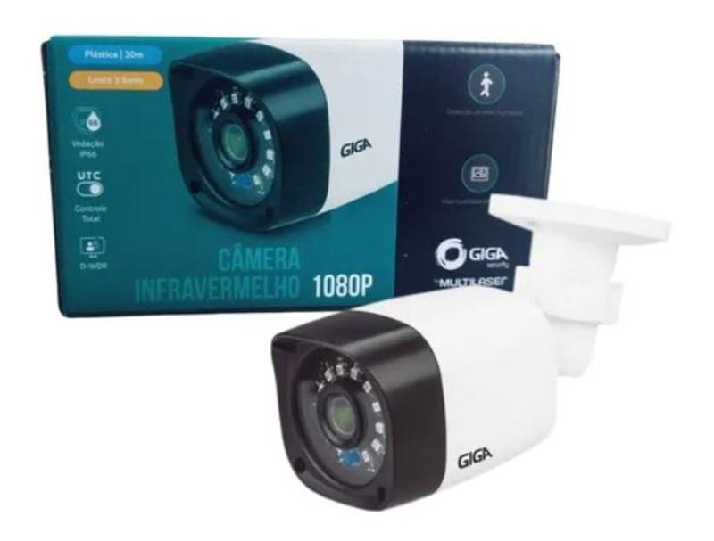Câmera Bullet GIGA - Full HD 1080p Série Orion IR 20m - Multilaser Giga ...