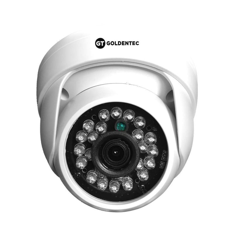 Câmera de Segurança Dome 1MP Goldentec - Goldentec Acessórios - Câmera ...