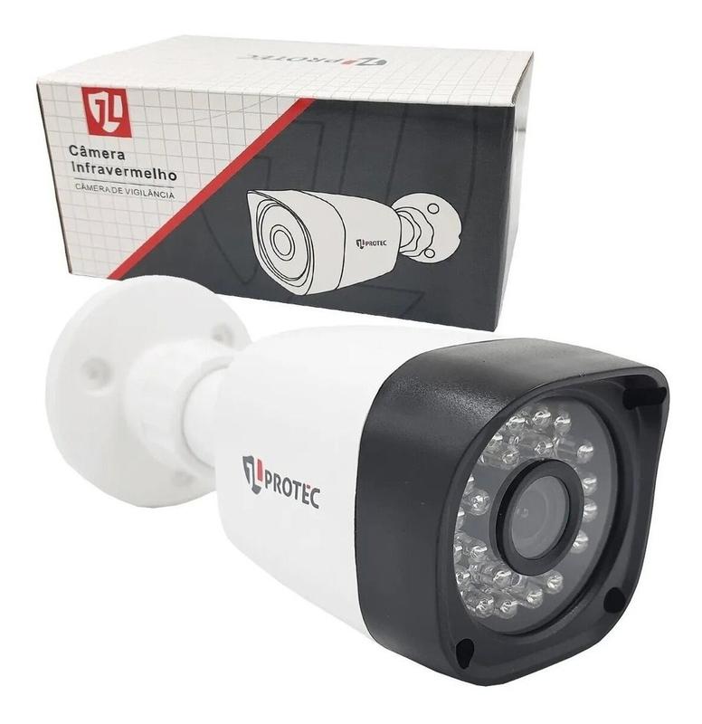 Câmera de Segurança Monitoramento 2,8mm 1/4" 1MP Bullet Externo IP66 JL ...