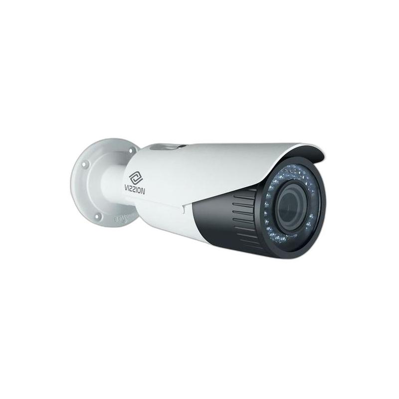 Câmera De Vigilância Ip Fhd Bullet Vizzion Vz Ipbd Vf Lente 2.8 A 12 Mm 2Mp Bran - Câmera de ...