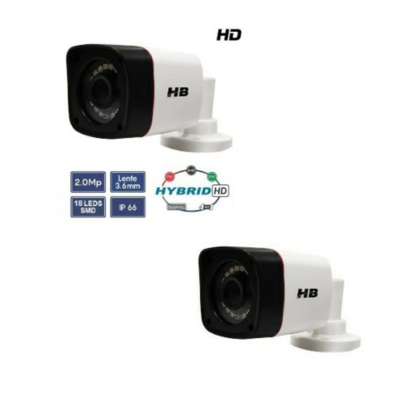 Câmera Hb-402 Full Hd Ahd Hdcvi Tvi Analógica 2 Mega 1080p - 2 Peças ...