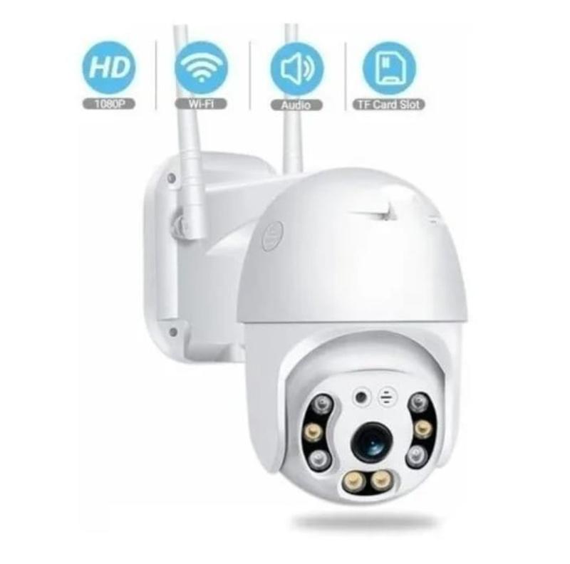 Câmera rotativa visão noturna De Segurança Smart Ip Wi-fi Externa e ...