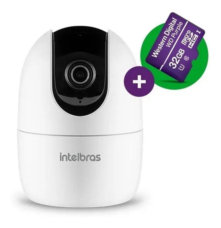 Câmera Segurança Intelbras Im4 Wi-fi Full Hd + Microsd 32gb Branca com ...