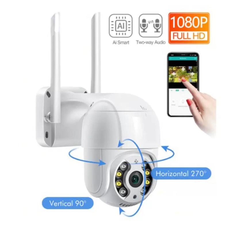 Camera Segurança sem fio Smart Ip Wifi mini speed Dome Full Hd externa ...