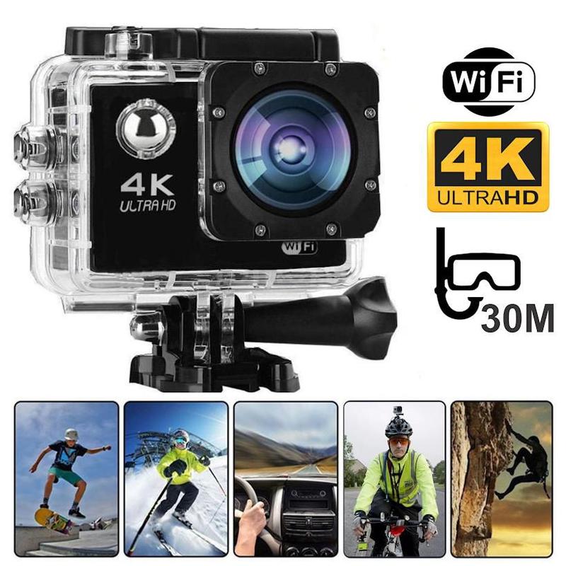 Câmera Sports De Ação 4K Ultra HdWi-Fi Resistente Água 30M - Prime ...