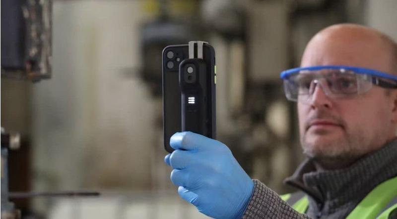 Câmera térmica com conectividade sem fio para dispositivos inteligentes ...