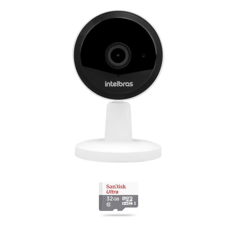 Câmera Wi-fi IMX1 Intelbras HD 720p + Micro SD 32 GB Ultra - Câmera ...