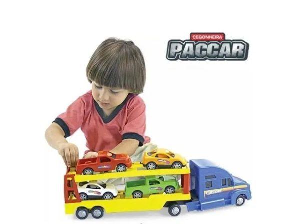 Caminhão Cegonha Com 4 Carros Cegonheira Paccar - Xplast - Caminhões ...