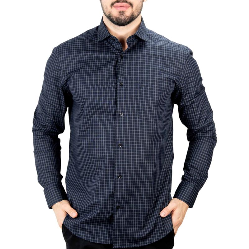 Camisa Aramis Xadrez Tricoline Azul - Camisas Masculinas - Magazine Luiza