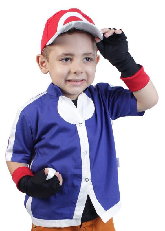 Camisa Ash XYZ - POKÉMON - Quimera Kids - Fantasia - Magazine Luiza