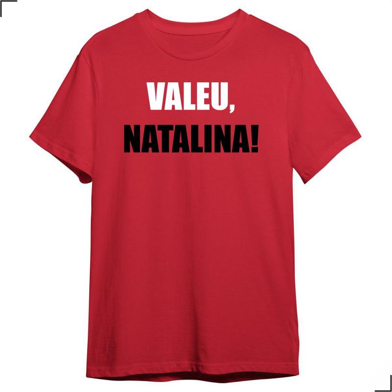 Camisa Básica Pro Natal Frase Engraçada Meme Valeu Natalina - Asulb ...