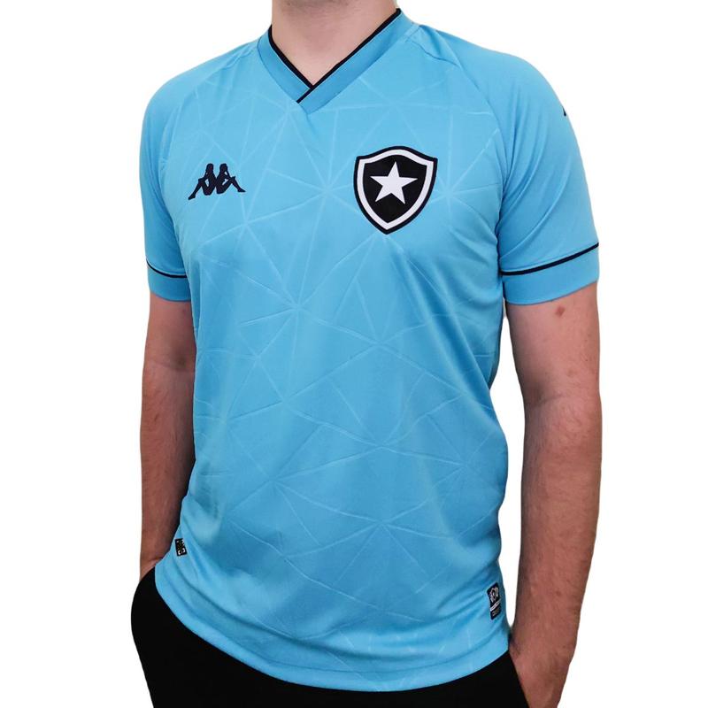 Camisa Botafogo Kappa Uniforme IV Celeste Oficial - Camisa de Time ...