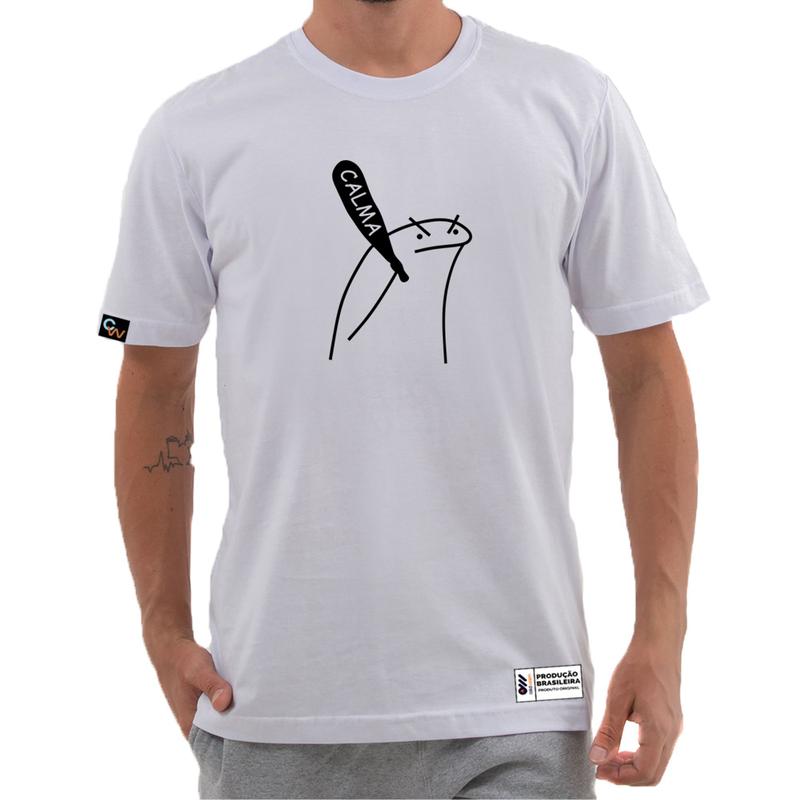 Camisa Camiseta Flork Meme Gosto De Resolver Tudo Com Calma - Flork ...