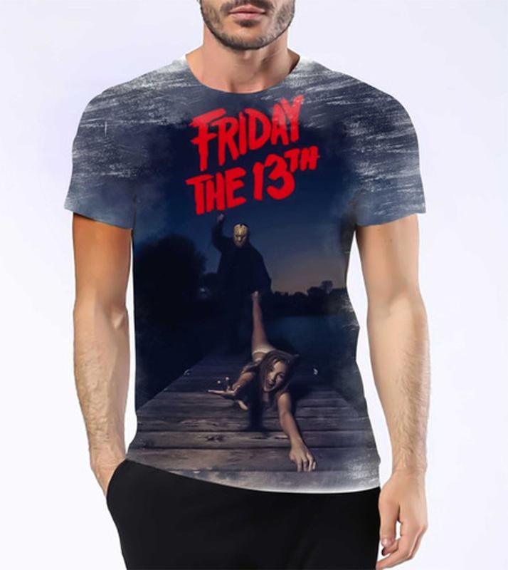 Camisa Camiseta Jason Voorhees Sexta-feira 13 Slasher Hd 9 - Estilo ...