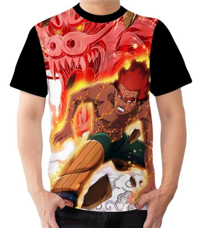 Camisa Camiseta Maito Gai Guy Noturno Portal Anime Naruto - Dias no ...