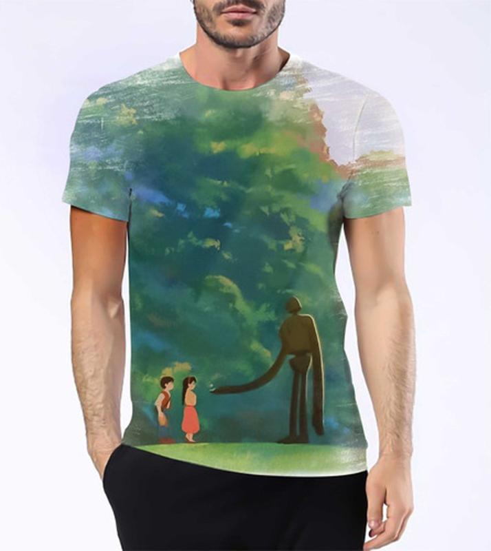 Camisa Camiseta O Castelo No Céu Sheeta Muska Pazu Filme 5 - Estilo ...