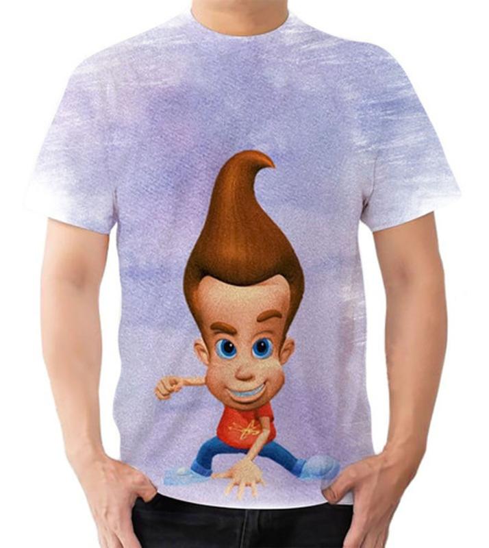 Camisa Camiseta Personalizada Jimmy Neutron Gênio 9 - Estilo Kraken ...