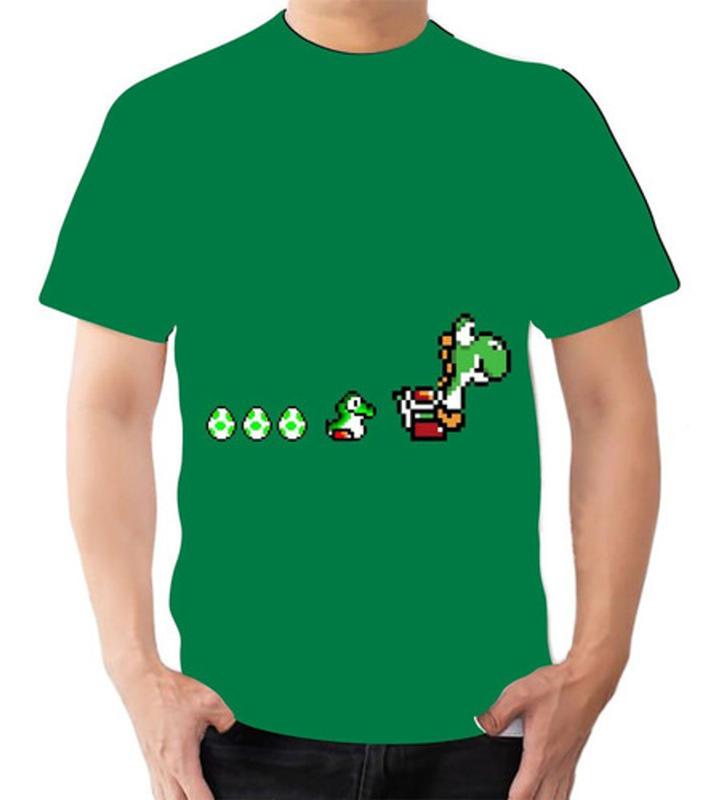 Camisa Camiseta Yoshi Dinossauro Super Mario Boss 1 - Estilo Vizu - Camiseta Feminina - Magazine ...