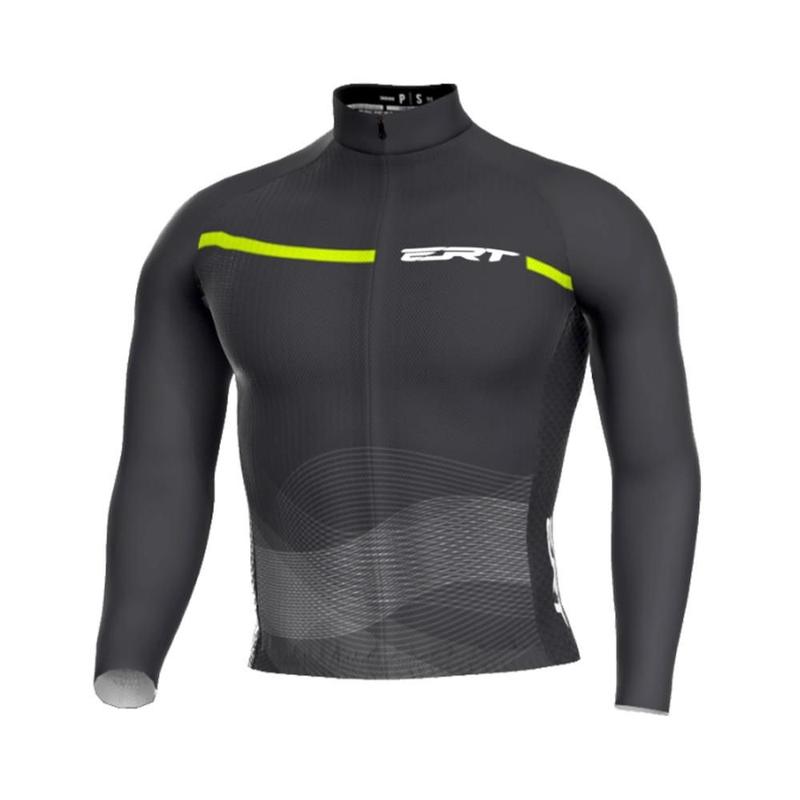 Camisa Ciclismo ERT New Elite Linea Yellow Manga Longa - ERT Cycle ...