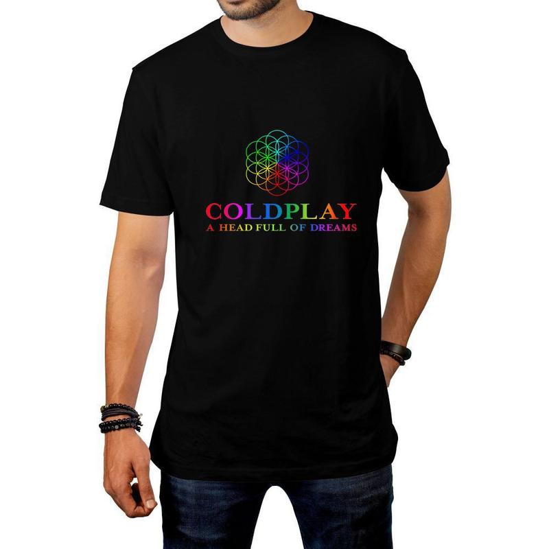 Camisa Coldplay A Head Full Of Dreams Algodão Varias Cores - Singular ...