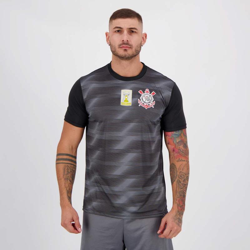 Camisa Corinthians Scrawl Campeão Brasileiro 2015 - Spr - Camisa e ...