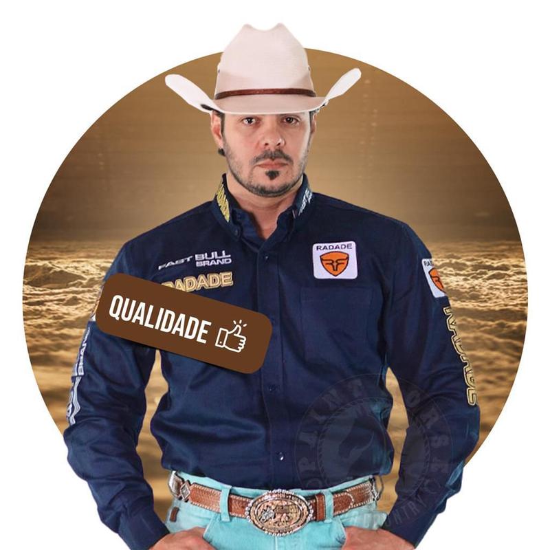camisa country radade manga longa rodeio cowboy masculina top festa ...