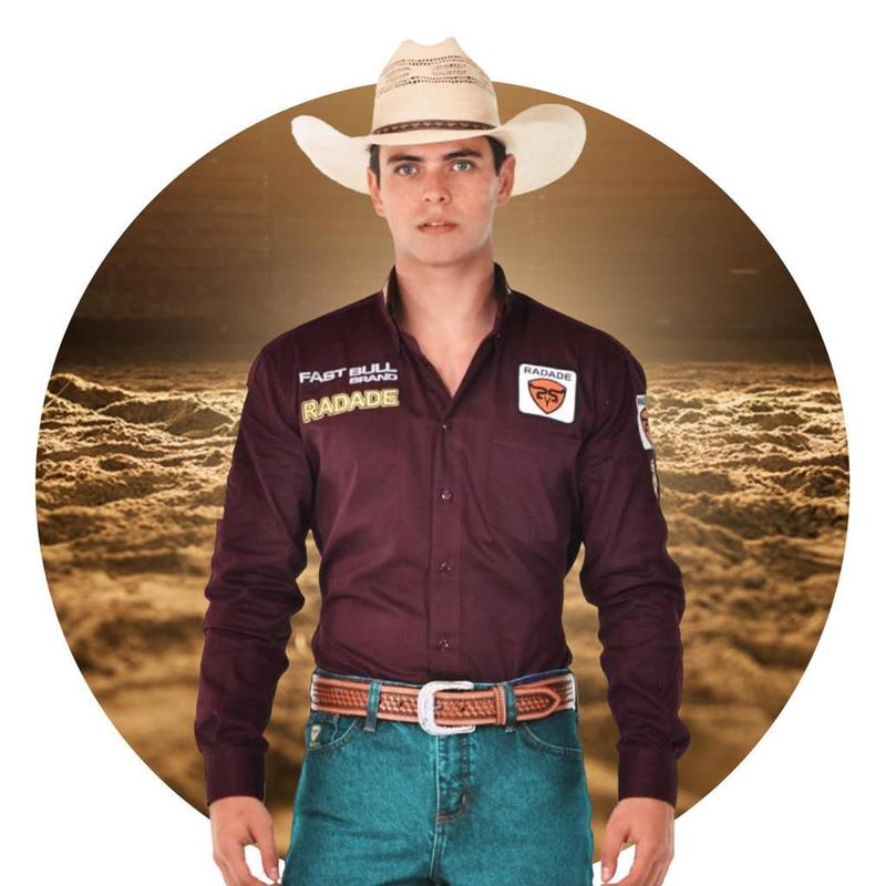 camisa country radade manga longa rodeio cowboy masculina top festa ...