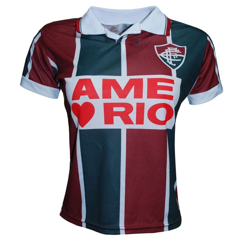 Camisa Fluminense 1995 Liga Retrô Feminina Listrada m - Camisa de Time ...