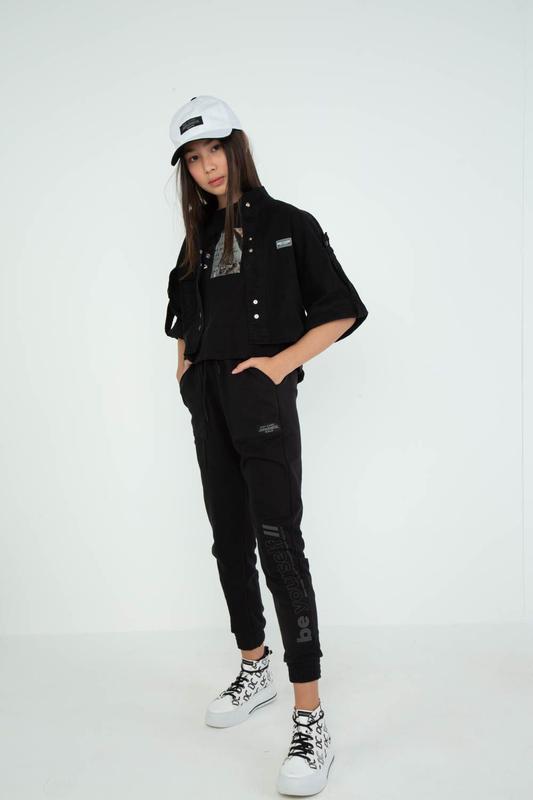 Camisa Infantil Utilitária Cropped Com Faixas Laterais Dimy Candy ...