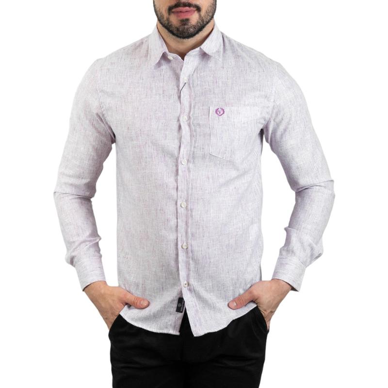 Camisa Linho VersatiOld Roxo - Camisas Masculinas - Magazine Luiza