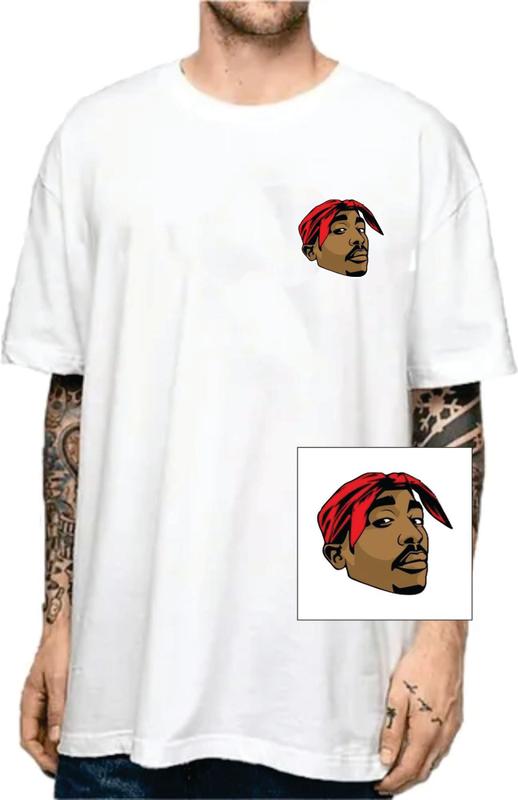 Camisa Masculina Tupac Rap 100% algodão premium - ap12 - Camisas ...