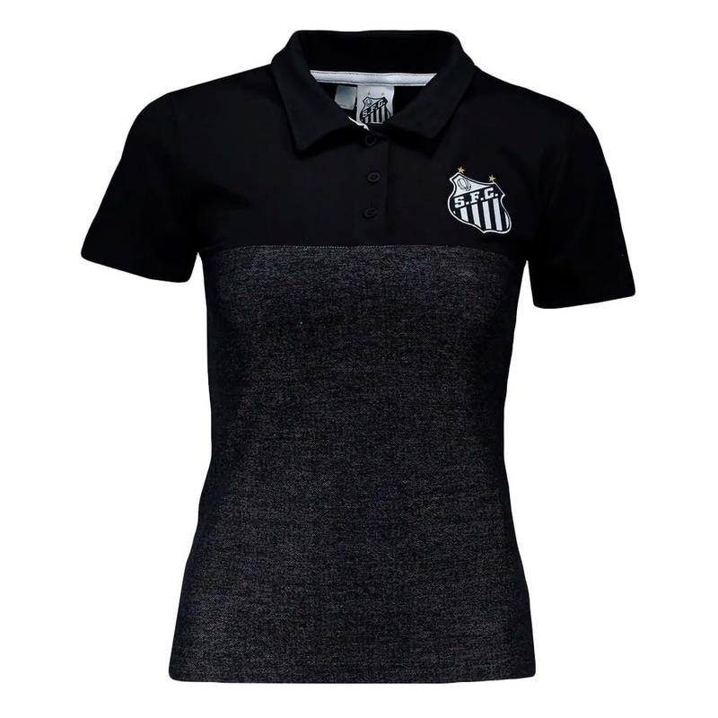 Camisa polo braziline santos barge feminina - cza/pto pp - Camisa e ...