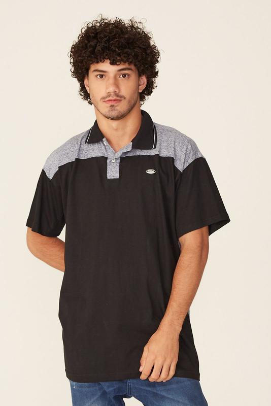 Camisa Polo Fatal Plus Size Especial Preta - Camisa Polo Esportiva ...