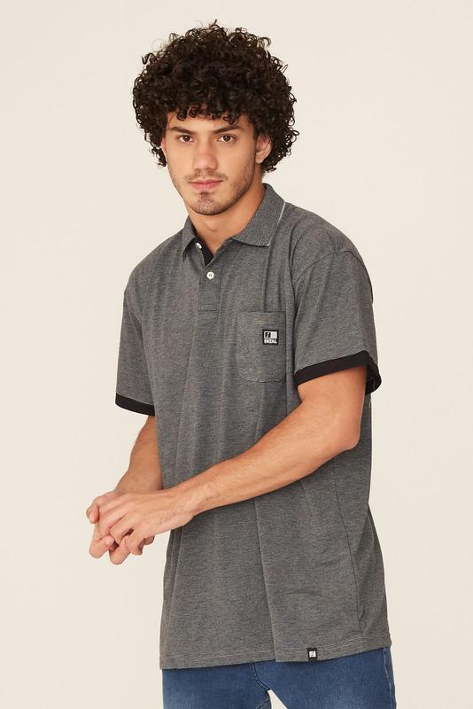 Camisa Polo Fatal Plus Size Estampada Preta - Camisa Polo Esportiva ...