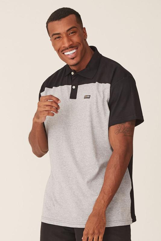 Camisa Polo Fatal Plus Size Estampada Preta - Camisa Polo Esportiva ...