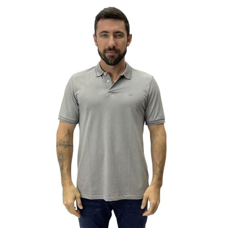 Camisa Polo Ogochi Slim Básica - Camisas Masculinas - Magazine Luiza