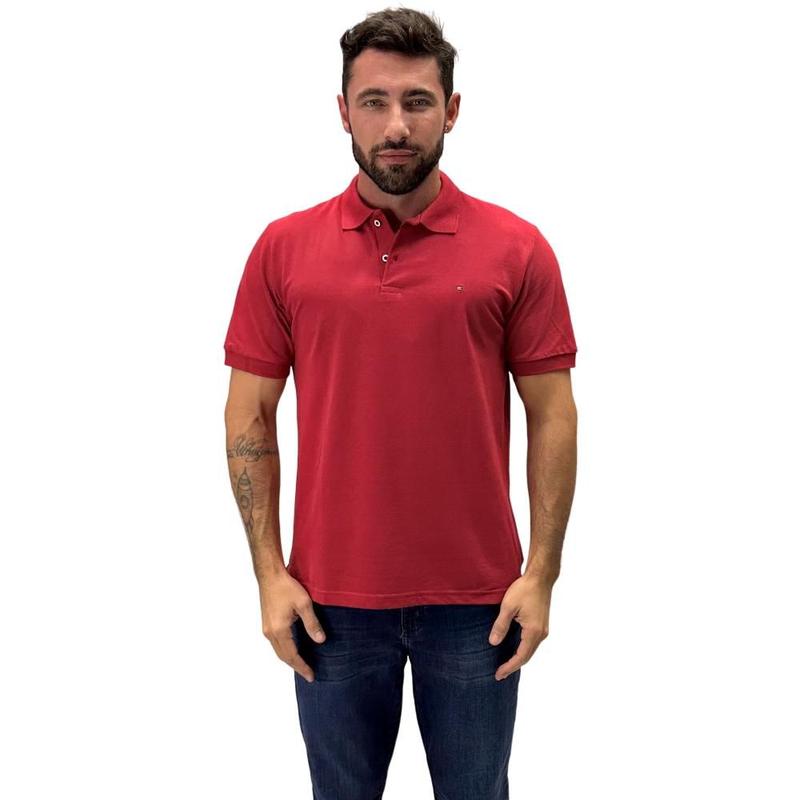Camisa Polo Oyhan Maga Curta com Botão Masculina - Camisas Pólo ...