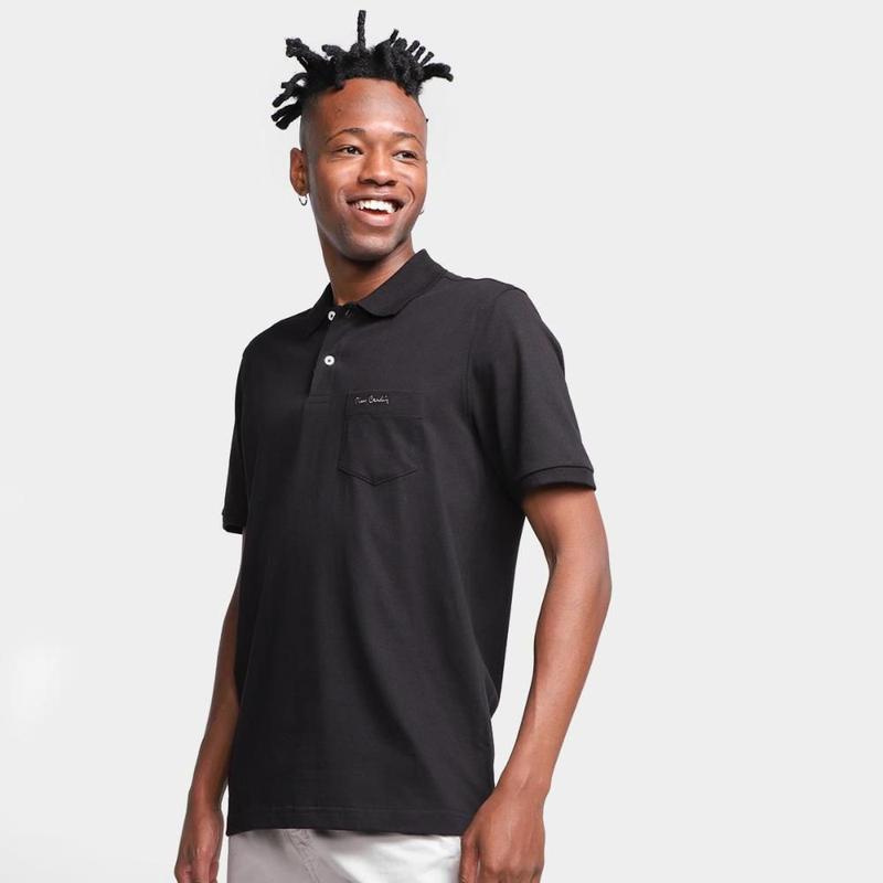 Camisa Polo Pierre Cardin Masculina Manga Curta Casual - Camisas Pólo ...
