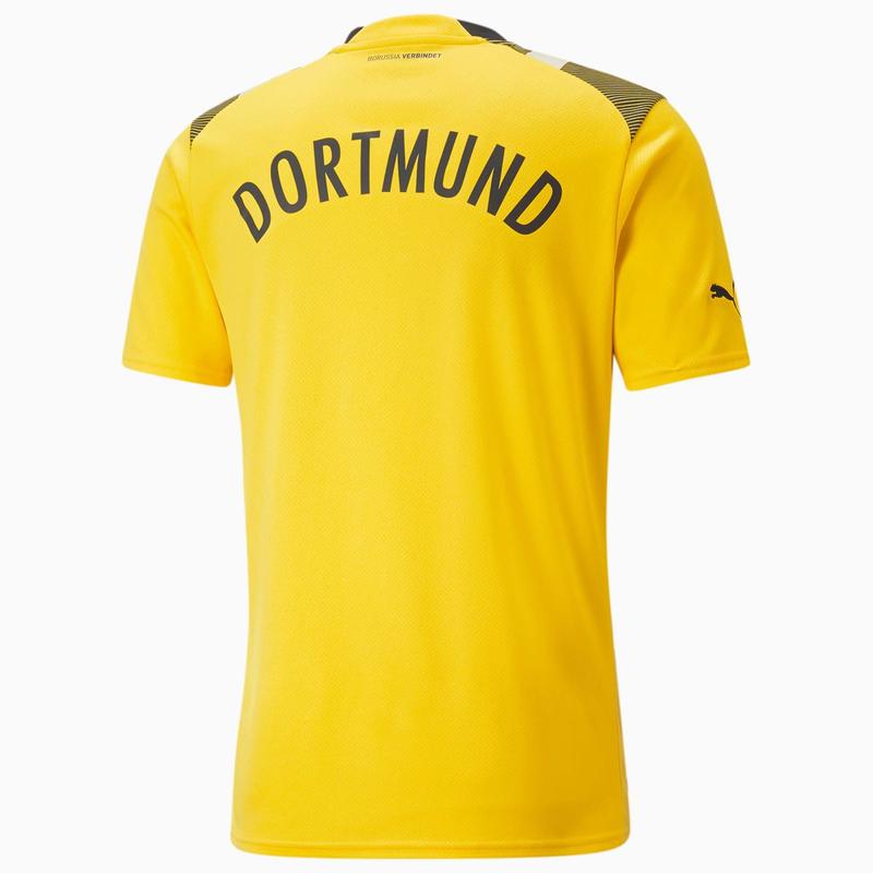 Camisa Puma BVB Cup Jersey Masculino Amarelo e Preto - Camisa de Time ...