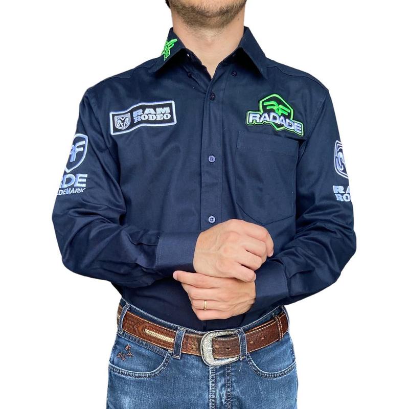 Camisa Radade Country Masculina Bordada Vaqueiro Ram Rodeio - Camisas ...