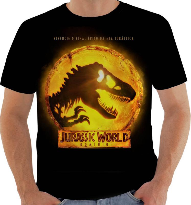 camiseta 10730 Jurassic Park Jurassic World Domínio Filme 2022 - PRIMUS ...