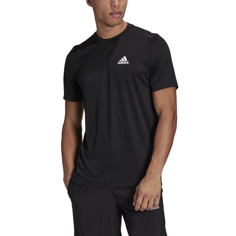 Camiseta Adidas Masculina Esportiva Aeroready Designed To Move Plain ...