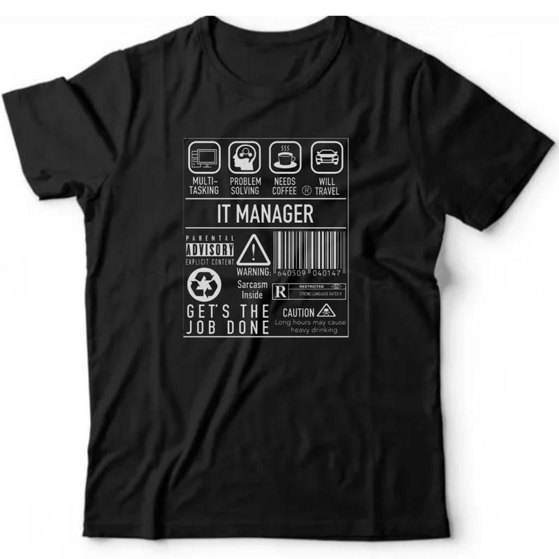 Camiseta algodão profissões - IT Manager - Inoctua - Camiseta Feminina ...