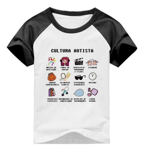 Camiseta Autismo - Cultura Autista, Manias, Tics E Costumes - Culpa do ...