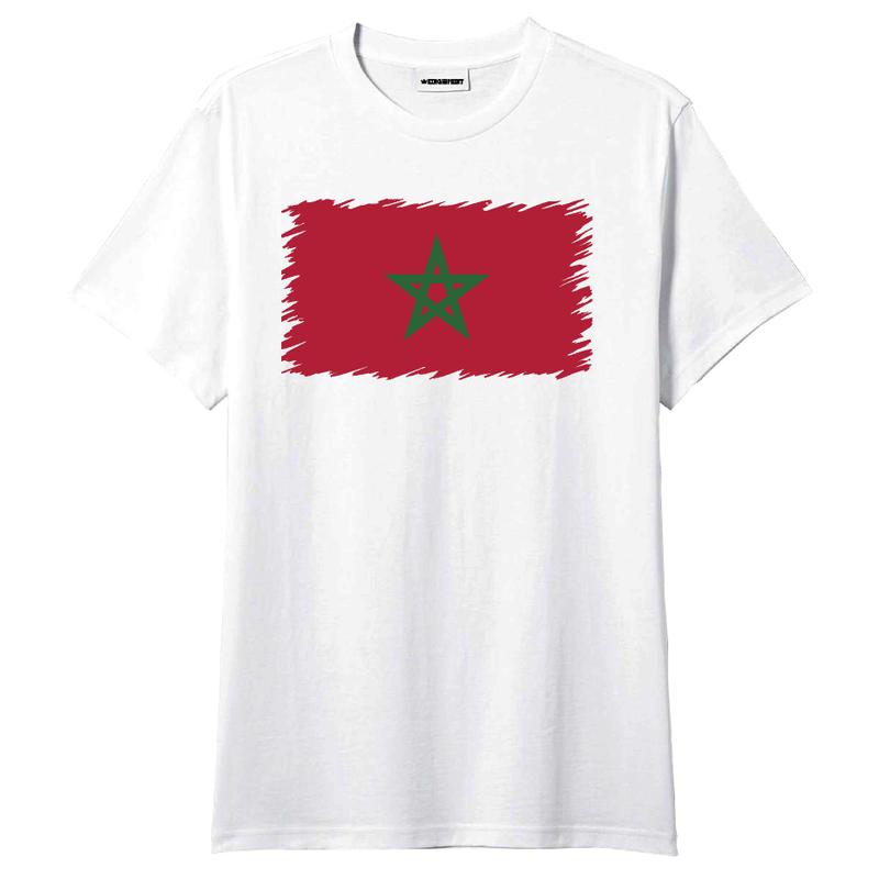 Camiseta Bandeira Marrocos - King of Print - Camiseta Feminina ...